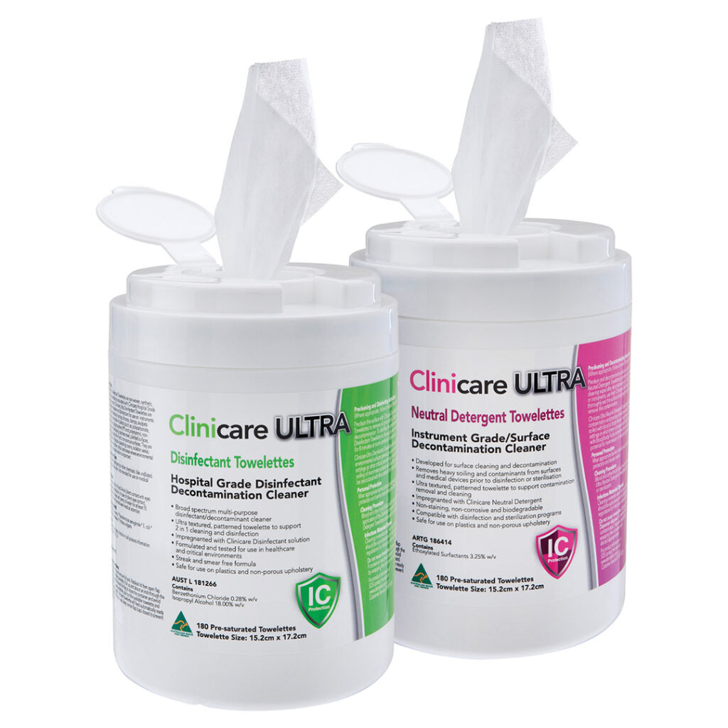 Clinicare ULTRA Towelettes - Ray Purt Dental